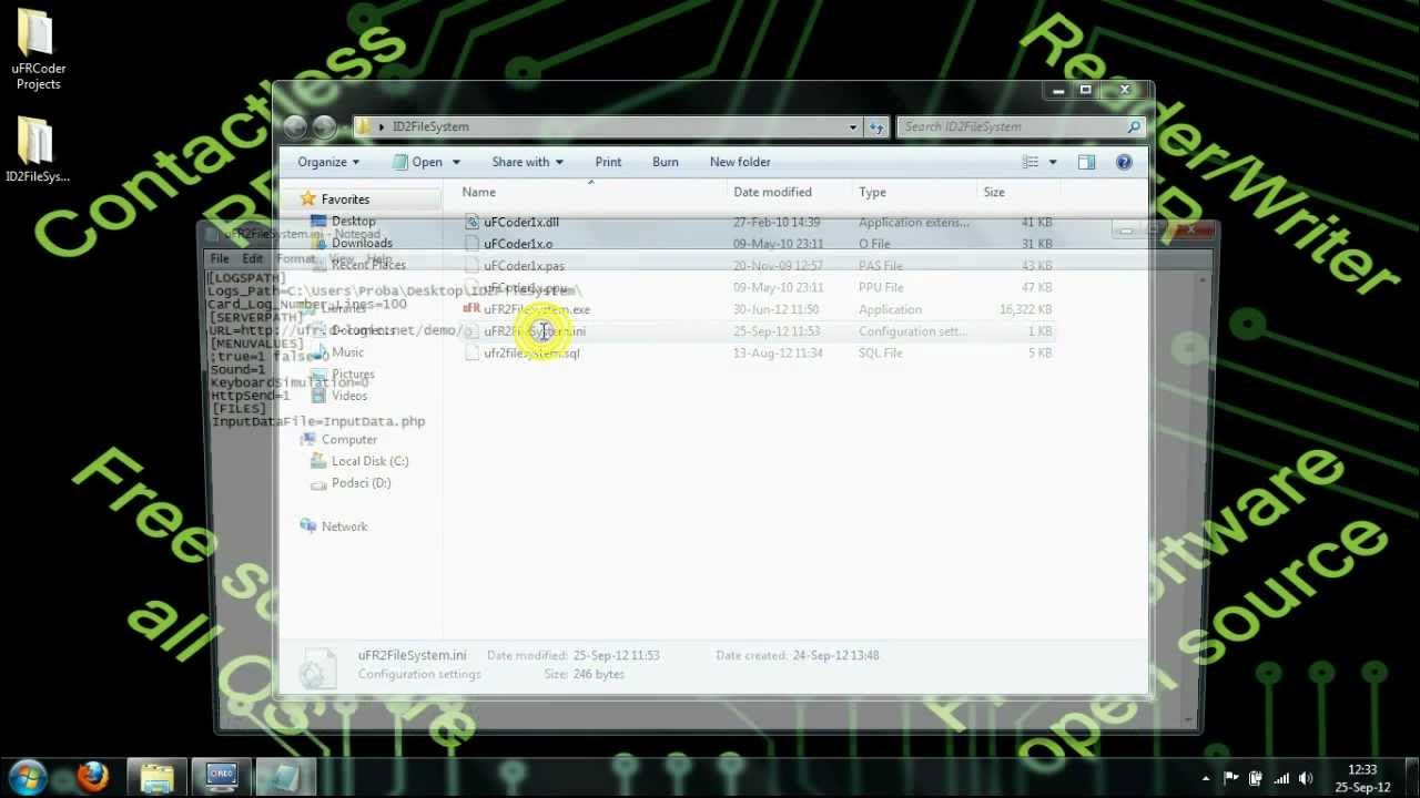 Mifare RFID NFC reader writer - uFR2FileSystem software Tutorial ...