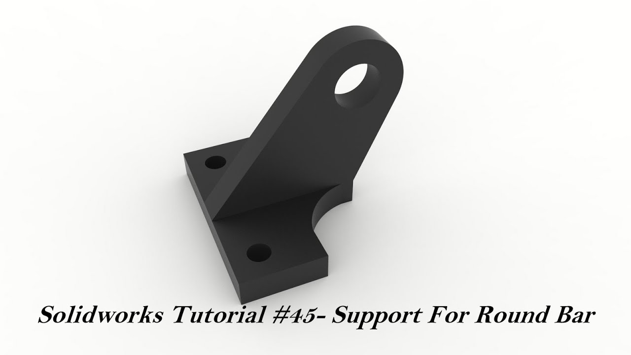 Solidworks tutorial #45 - Anchor Base #Solidworks #skytech - YouTube