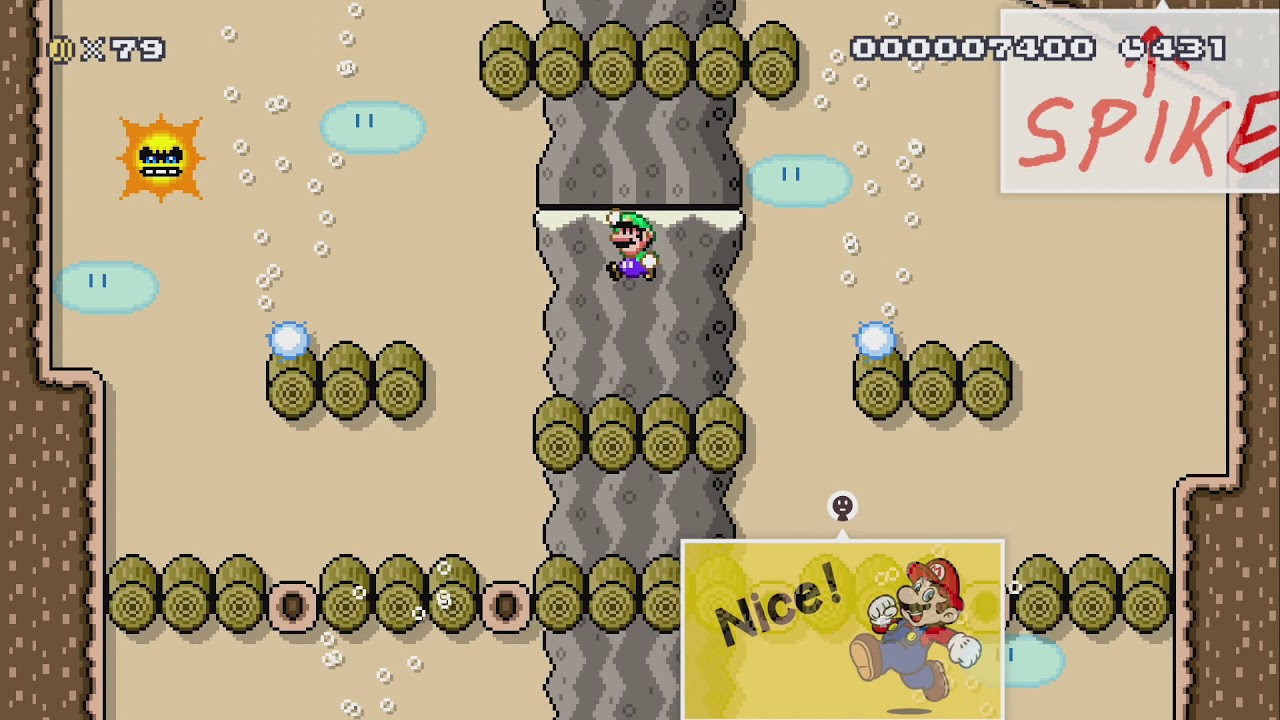 Crispy Crunchy Desert by Lugigi - Super Mario Maker 2 - No Commentary ...