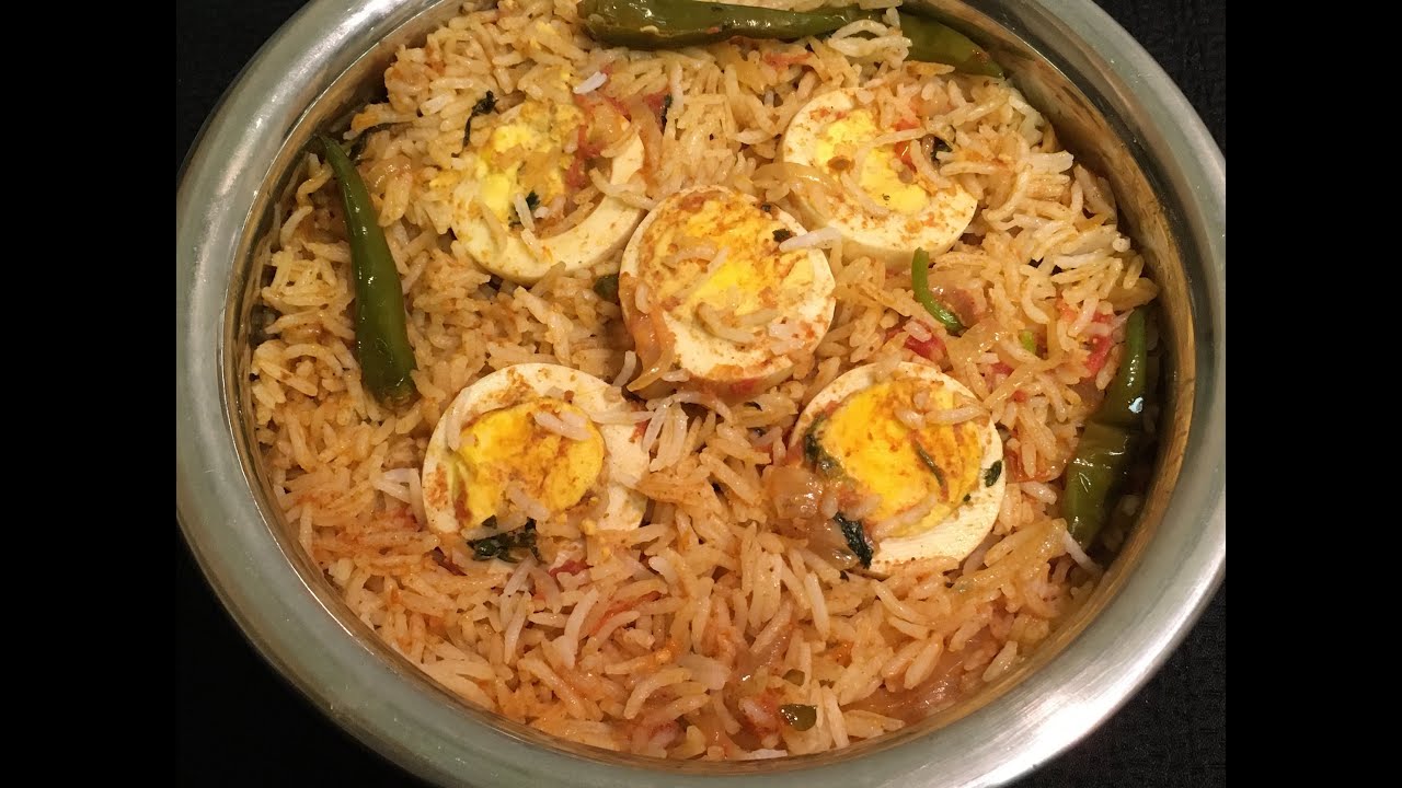 Spicy Egg Pulao | Tava Egg Biryani | Tawa Egg Pulao - YouTube