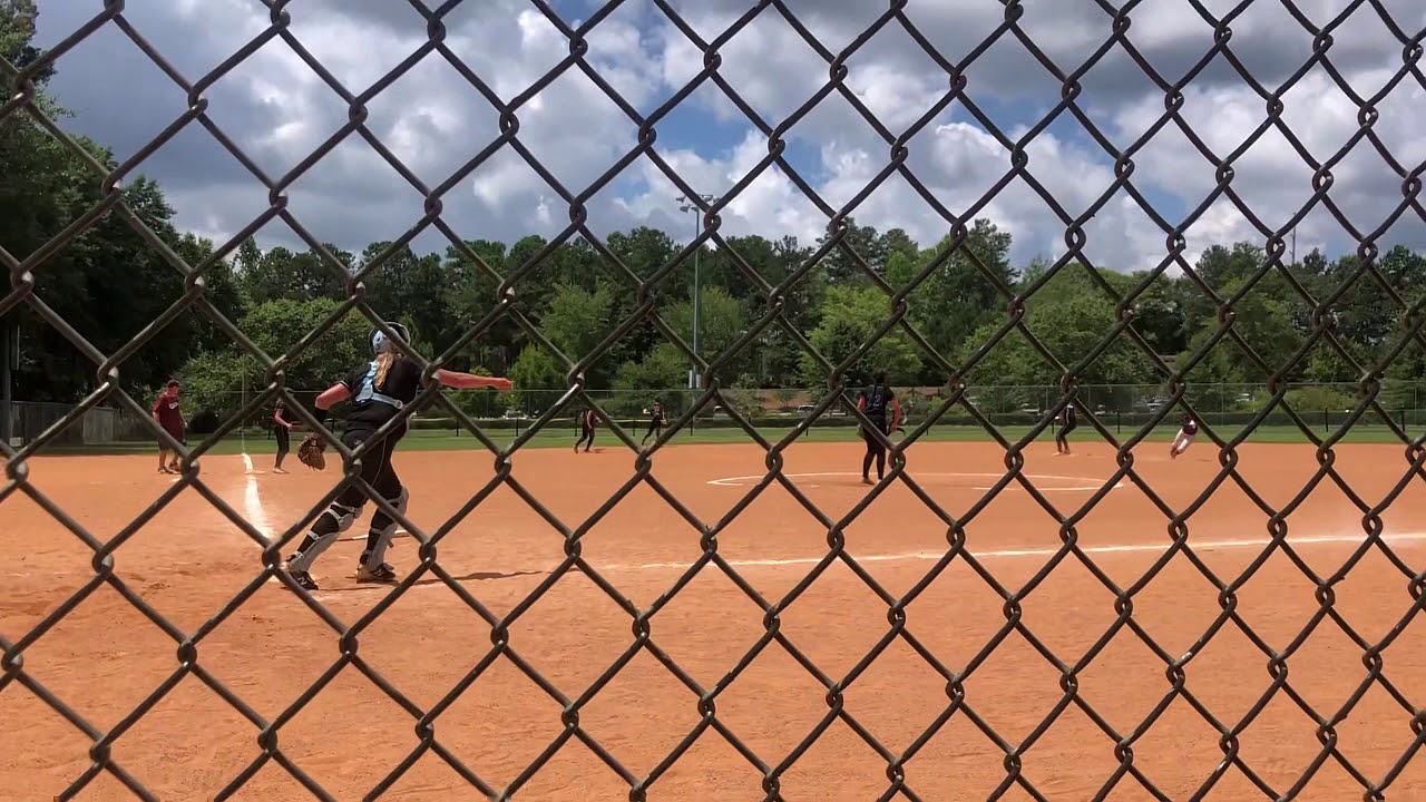 Molly Gilbert 2024 - Shoestring Catch from Left Field and Double Play ...