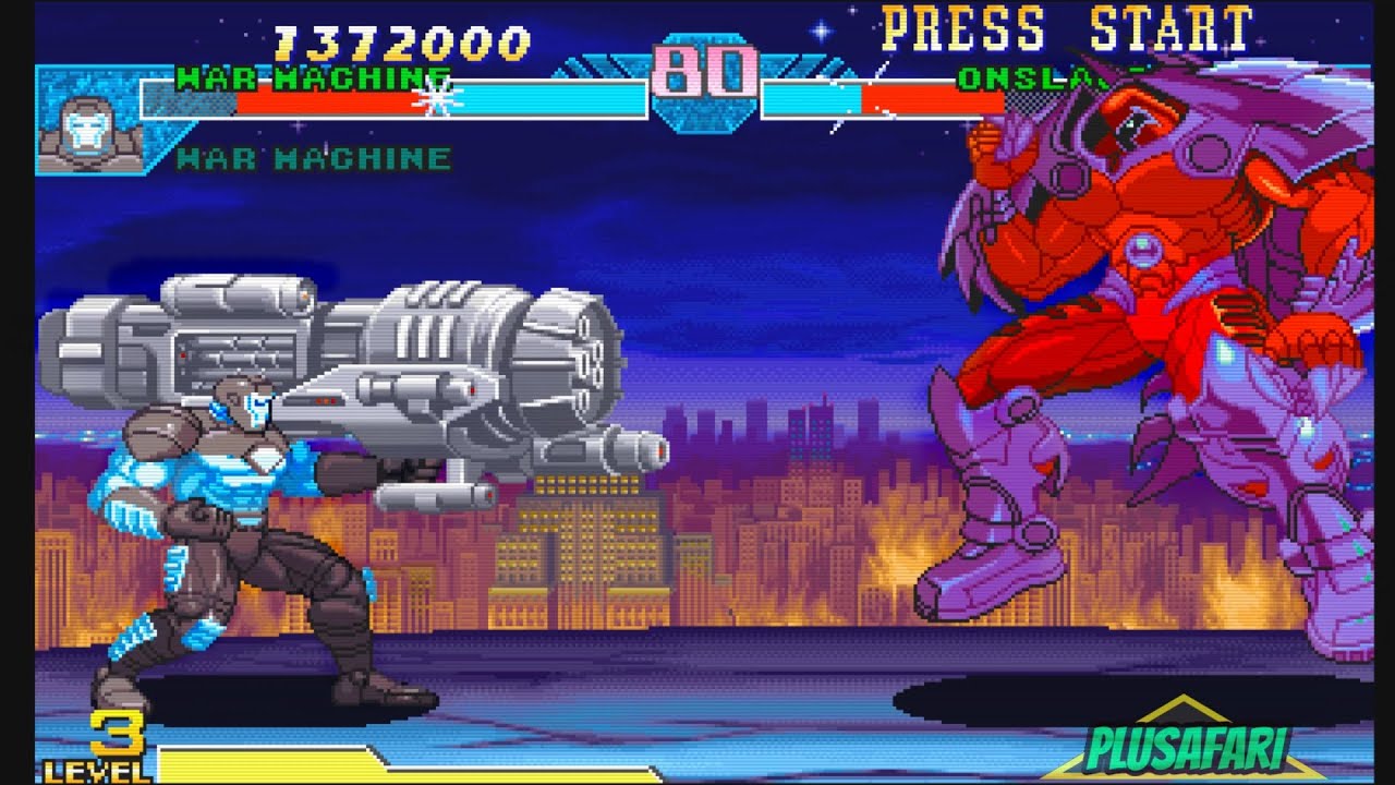 Marvel vs Capcom - War Machine Playthrough - Ending - 60fps ...