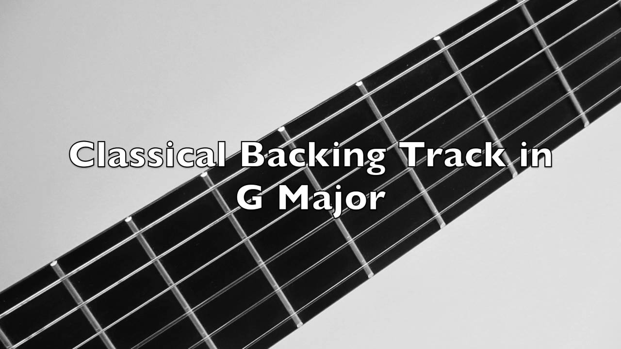Classical Style G Major backing track for improvising - YouTube
