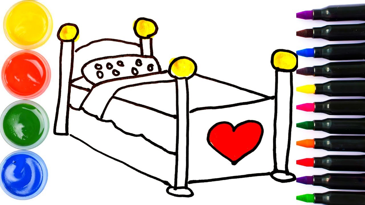 How to draw a baby cot? Learn to draw | easy drawings | drawing for ...