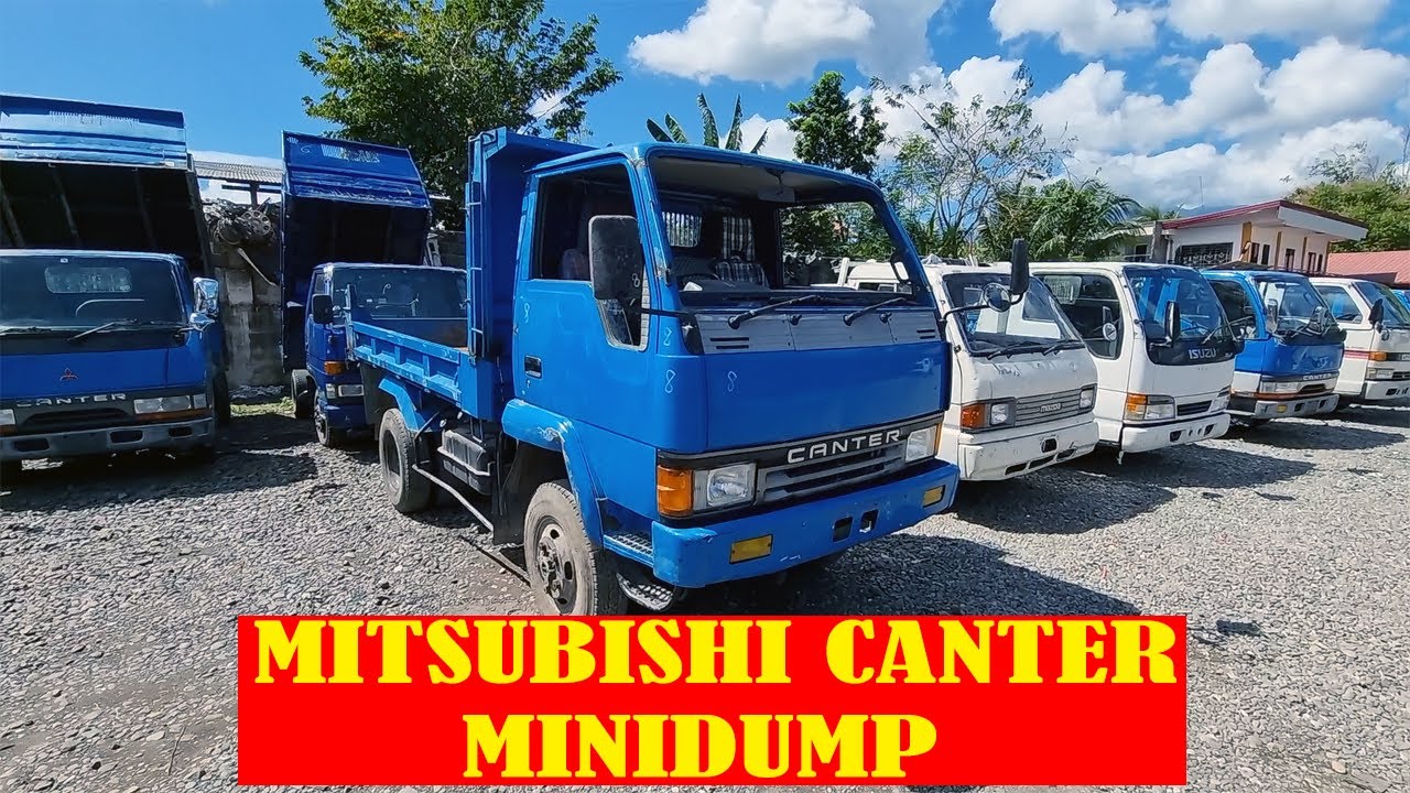 MITSUBISHI CANTER (4D32) 4x4 MINIDUMP - WIDE - YouTube