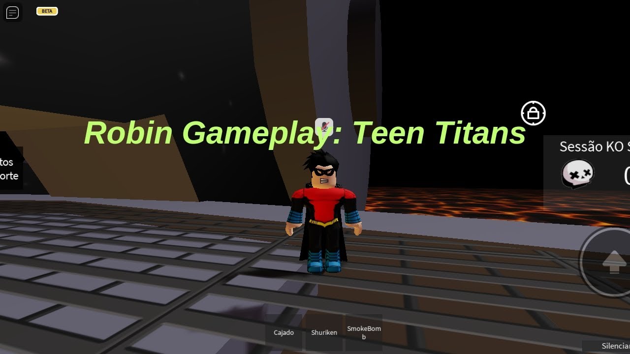 Robin gameplay: teen Titans Roblox - YouTube