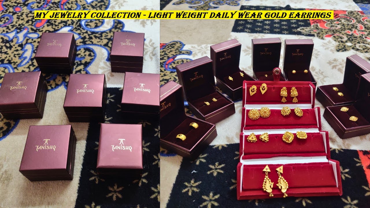 My Gold Earrings Collection💃 | Traditional & Trendy Gold Earring ...