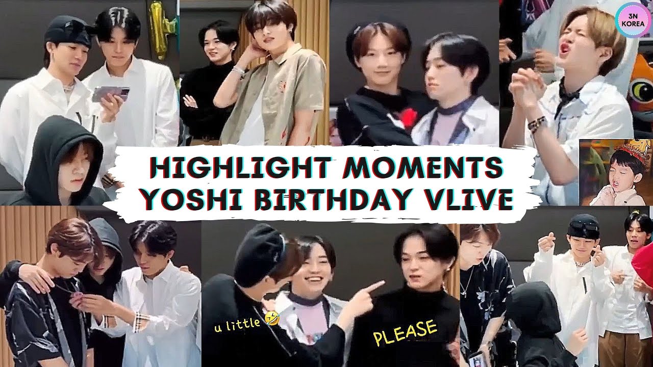 [ENG SUB] Highlight Moments TREASURE Yoshi Birthday VLive (Rollin ...