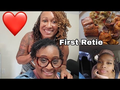First Sisterlock Retie | Family Vlog | Riding w/ Salome Emani - YouTube