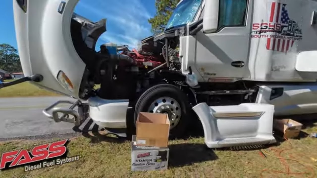 We installed a fass fuel system on our t680. - YouTube