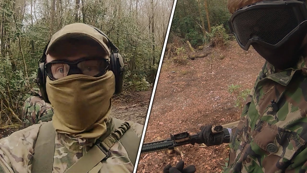 "NICE SNIPING" - West Midlands Airsoft FOB (Cybergun Aks74u) - YouTube
