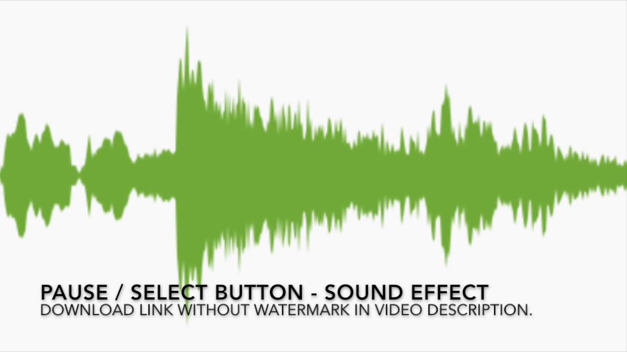 PAUSE SELECT BUTTON Sound Effect - SFX Download - YouTube
