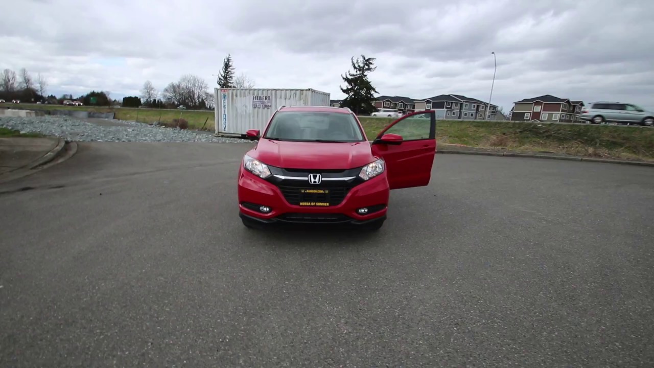 2017 Honda HR-V EX-L | Milano Red | HM714113 | Sumner | Kent - YouTube