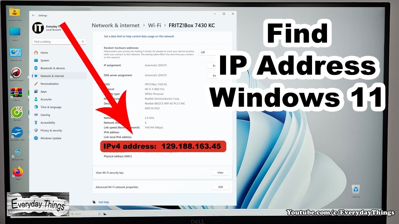 How to Find IP Address Windows 11: Easy Steps - YouTube