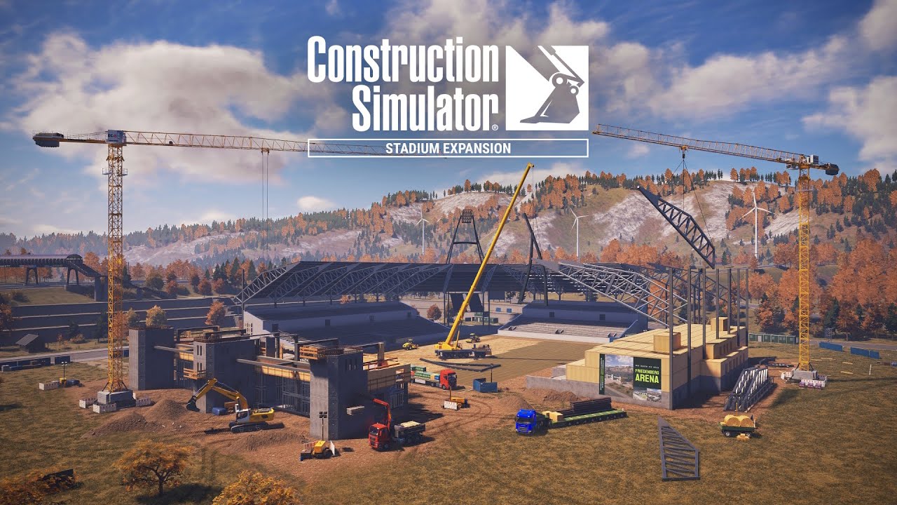 Construction Simulator 22. DLC Stadium Expansion. Часть 11 - YouTube