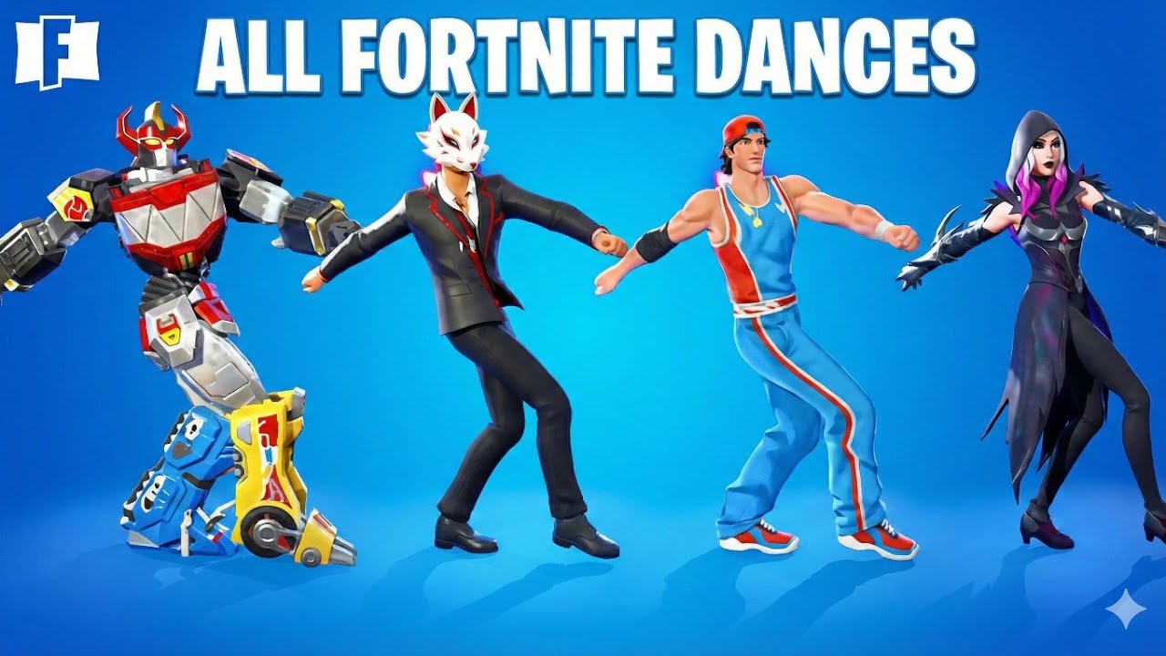 ALL NEW FORTNITE SKINS & ICON SERIES EMOTES! - YouTube