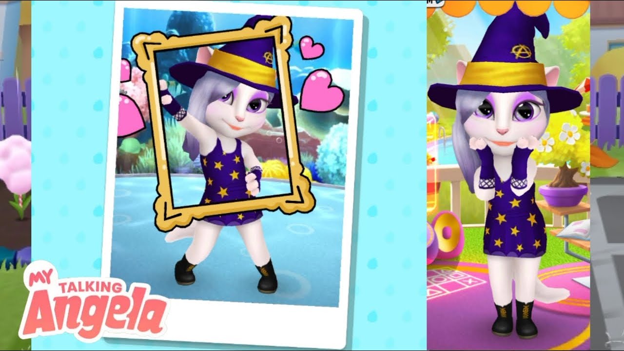 🟪My Talking Angela🟣Halloween Costume Outfit💜|Chamor Games - YouTube