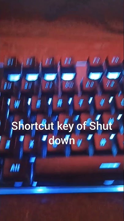 Shortcut key of Shut down #code #shorts #computer #shortkey #windows ...