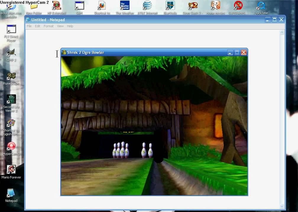 Shrek 2 Ogre Bowler - YouTube