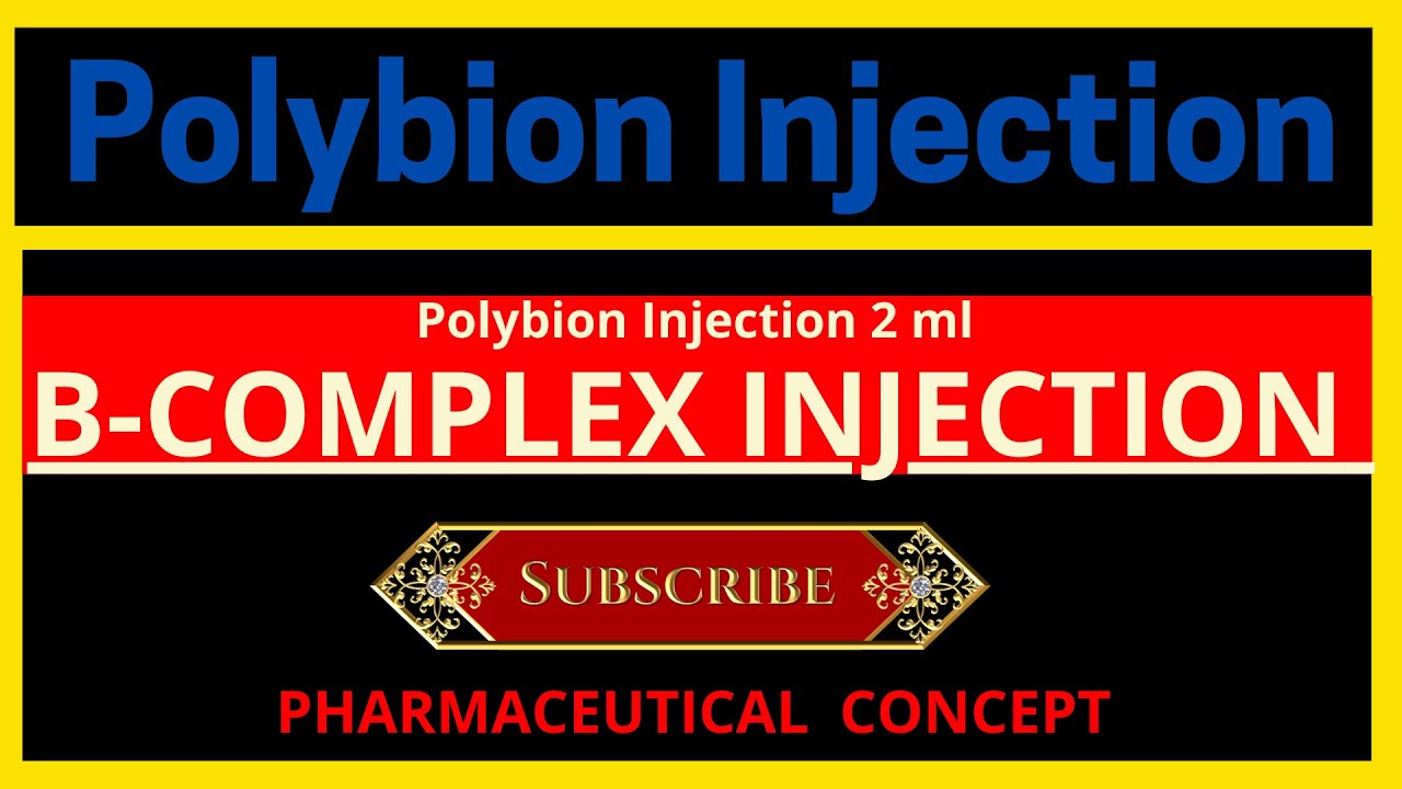 VITAMIN B COMPLEX INJECTION - POLYBION INJECTION(MERCK) Pharmaceutical ...