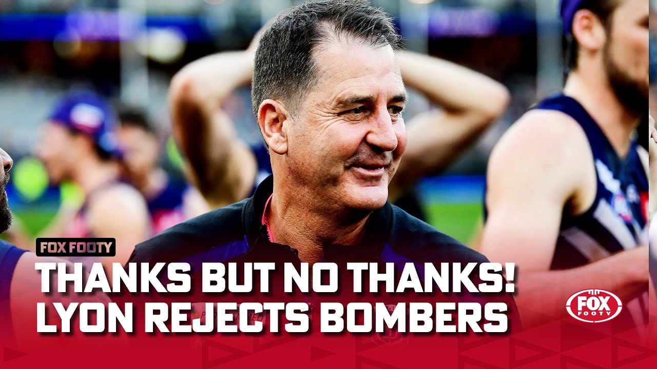 Ross Lyon turns down the Bombers job! | AFL 360 | Fox Footy - YouTube