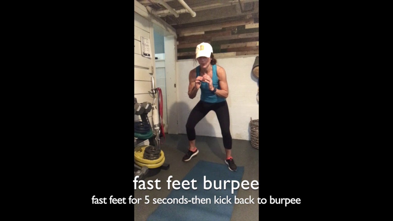 fast feet burpee - YouTube