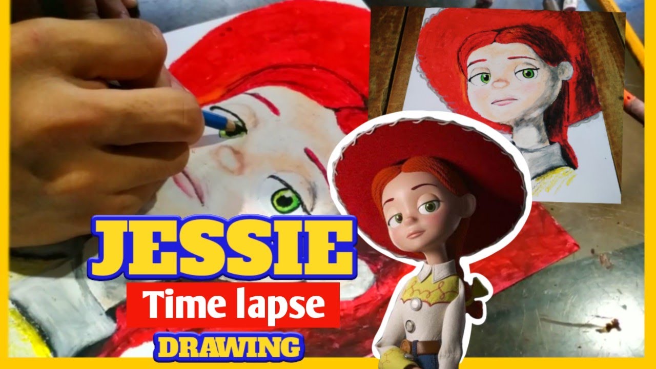 Toy story Drawing of Jessie (When she loves me) - YouTube