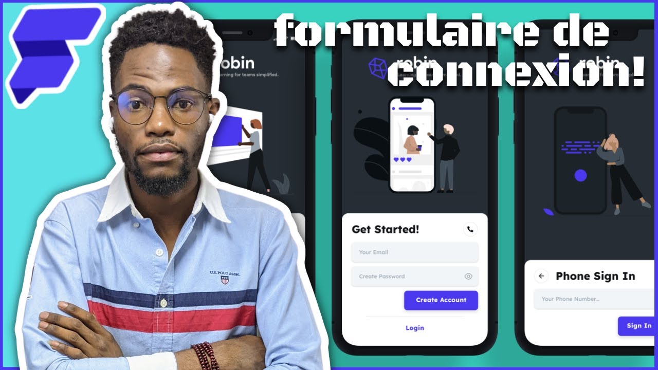 Comment crée rapidement un formulaire de connexion pour son APPLICATION ...