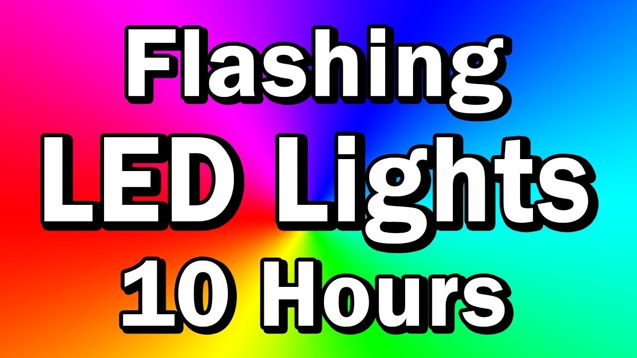 FAST FLASHING LED LIGHTS [25MINUTES] - YouTube