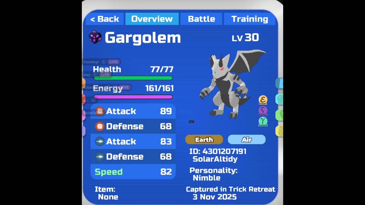 Rarest Find - GGSA Gargolem (Loomian Legacy) - YouTube