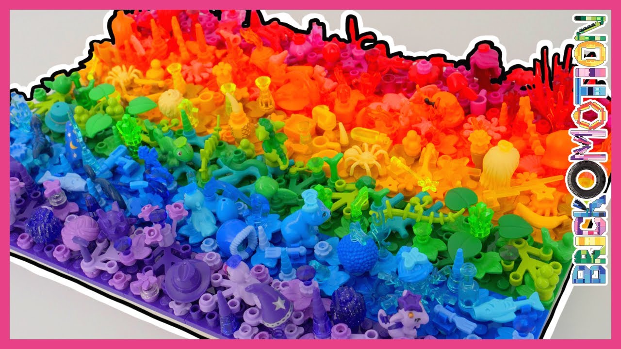 Building a Custom 3D Rainbow LEGO Flag - YouTube