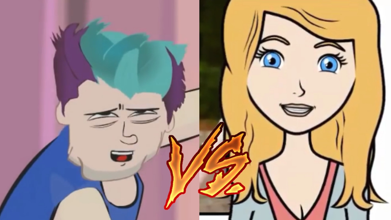 Rap de German animado VS Rap de lele animado - YouTube