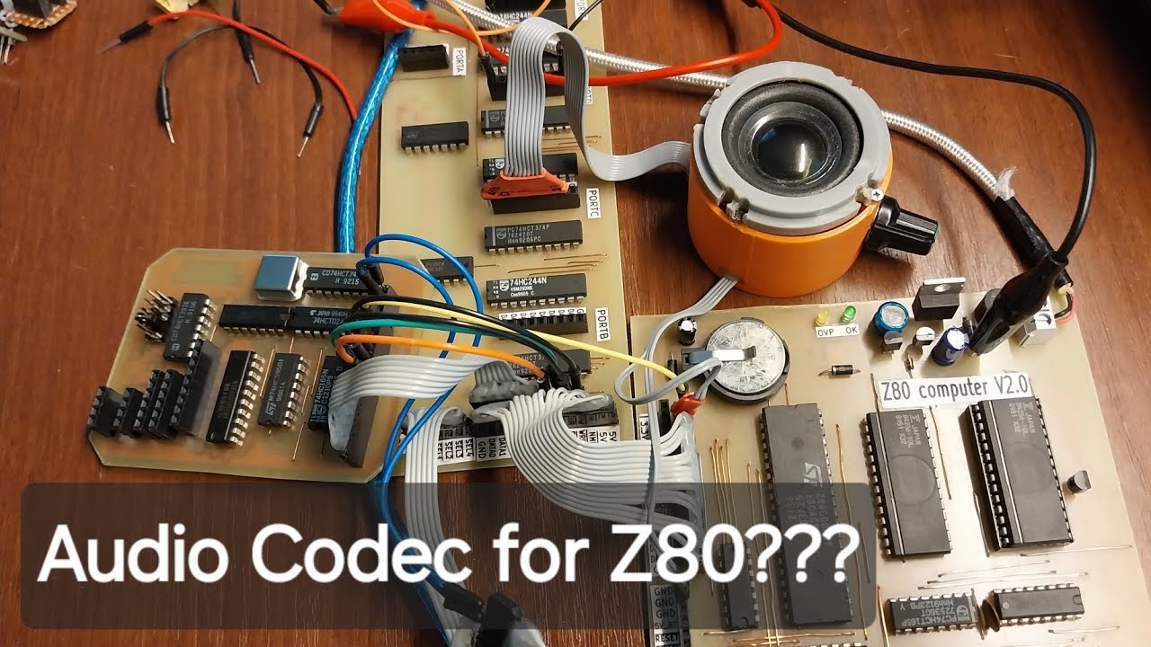Z80 Plays COMPRESSED Audio - DIY Audio Codec - YouTube