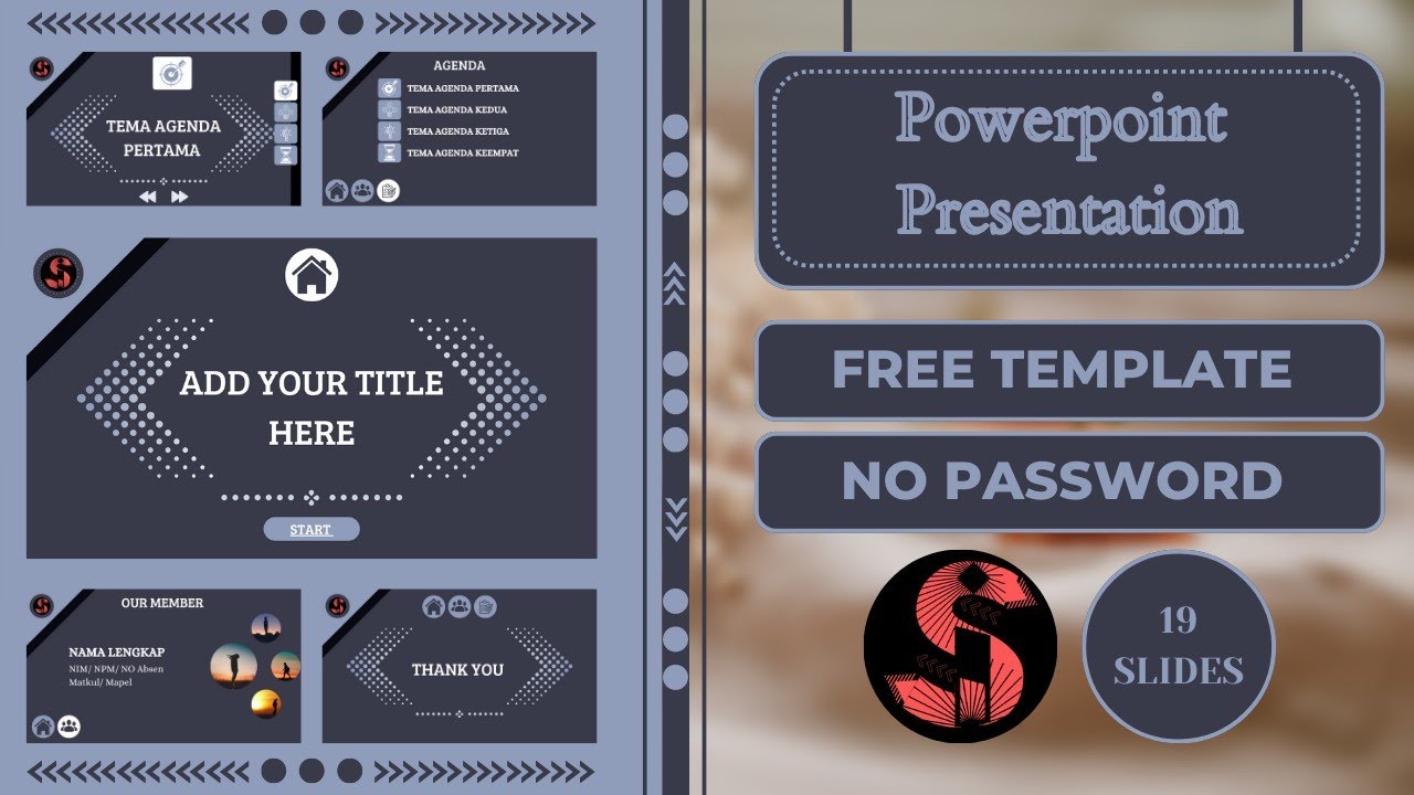 TUTORIAL HYPERLINK CEK ‼️Template Powerpoint Presentation #freetemplate ...