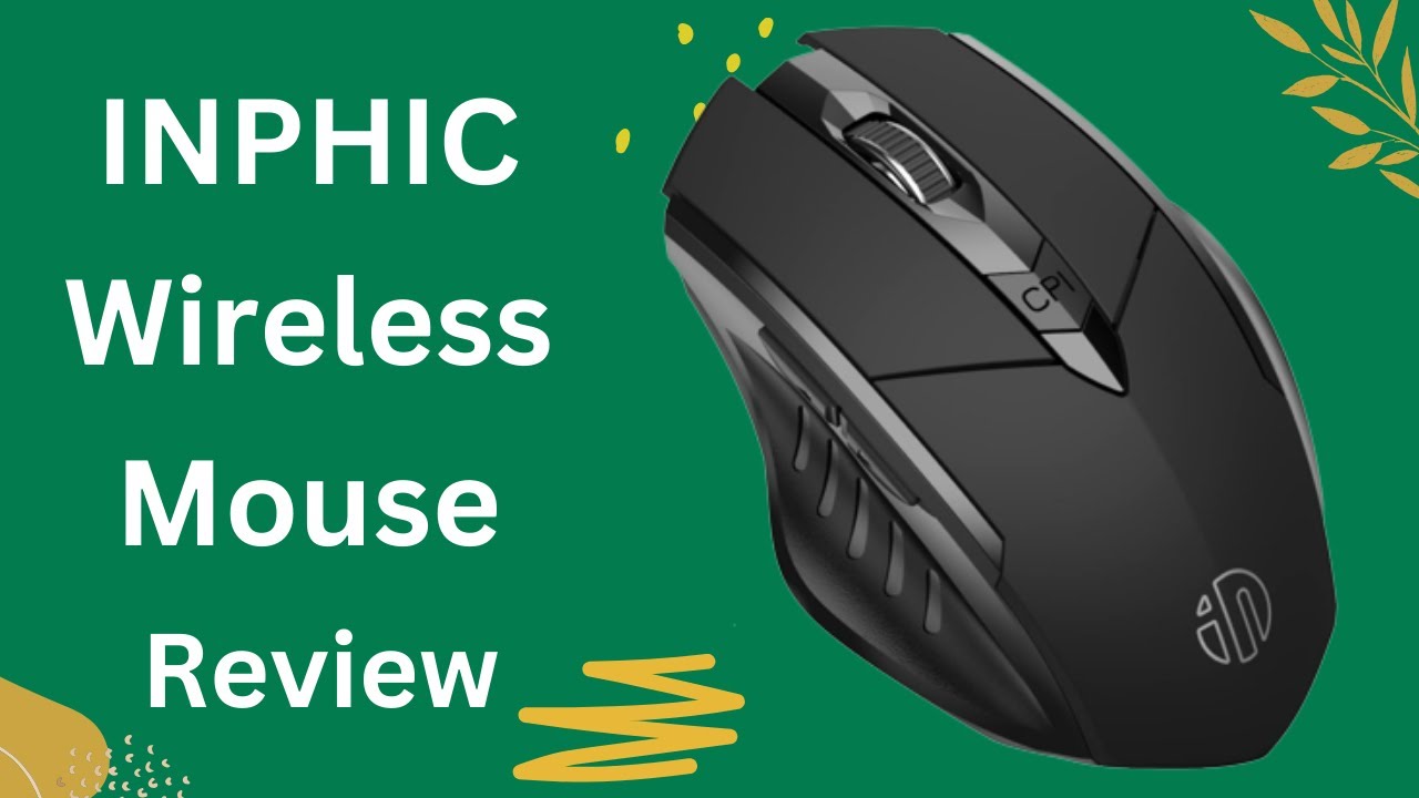 INPHIC Wireless Mouse 700mAh Large Ergonomic Rechargeable 2.4G Optical ...