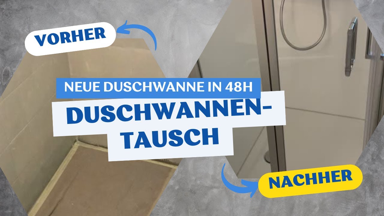 Duschwannen Austausch Ohne Fliesenschaden