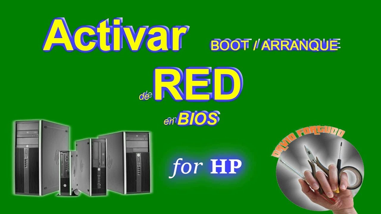 Activar RED y arranque PXE en HP Compaq - YouTube