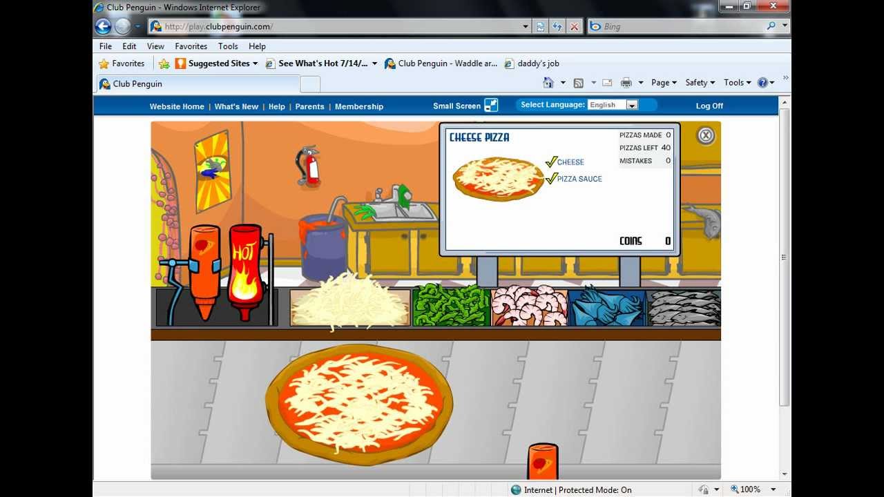 Club Penguin: Pizzatron 3000 - YouTube