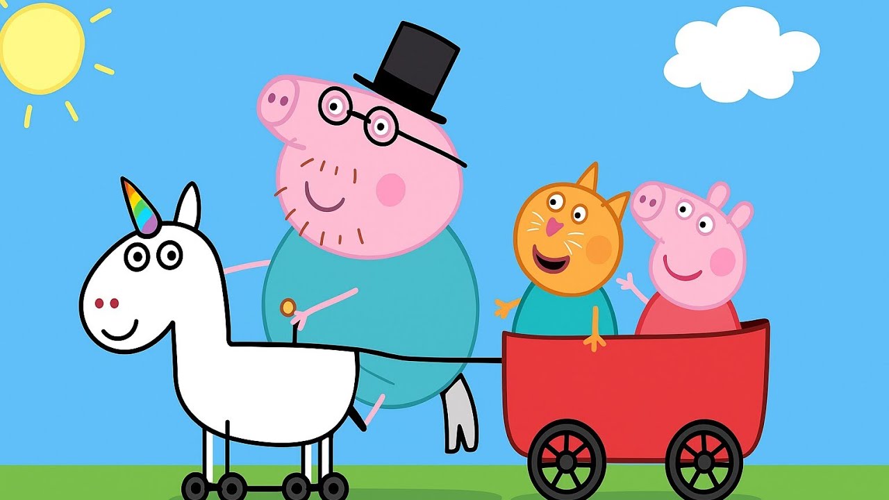 Peppa Pig en español | Peppa Pig y el caballito Twinkle Toes | dibujo ...