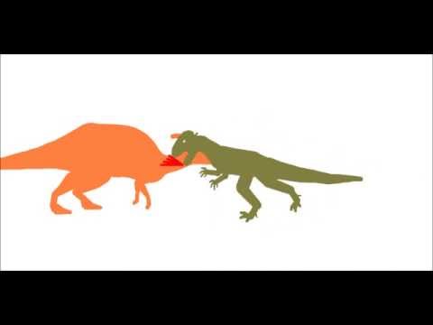 Pivot Dinosaur Battles: Parasaurolophus vs Dilophosaurus - YouTube