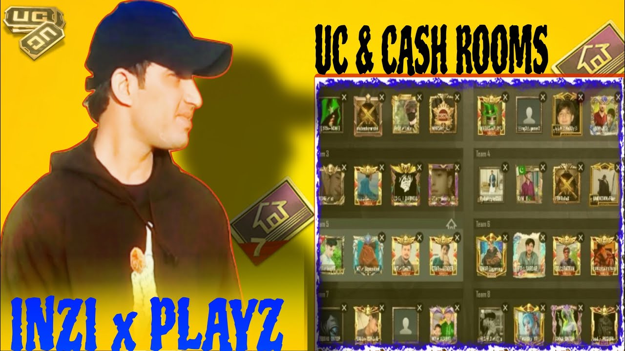 New event let’s play Uc & cash room 🥷🏻 ROAD TO 2k subscribe INZI X ...