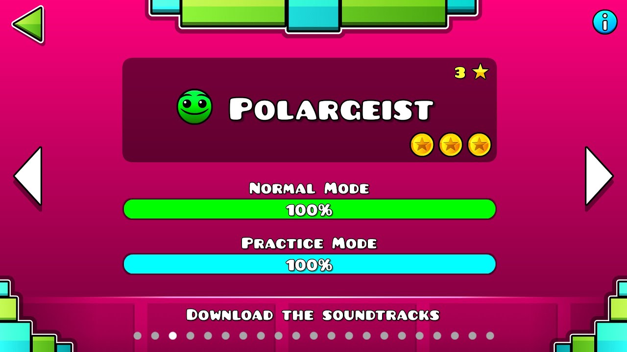 Geometry Dash lite: Polargeist by RubRub - YouTube