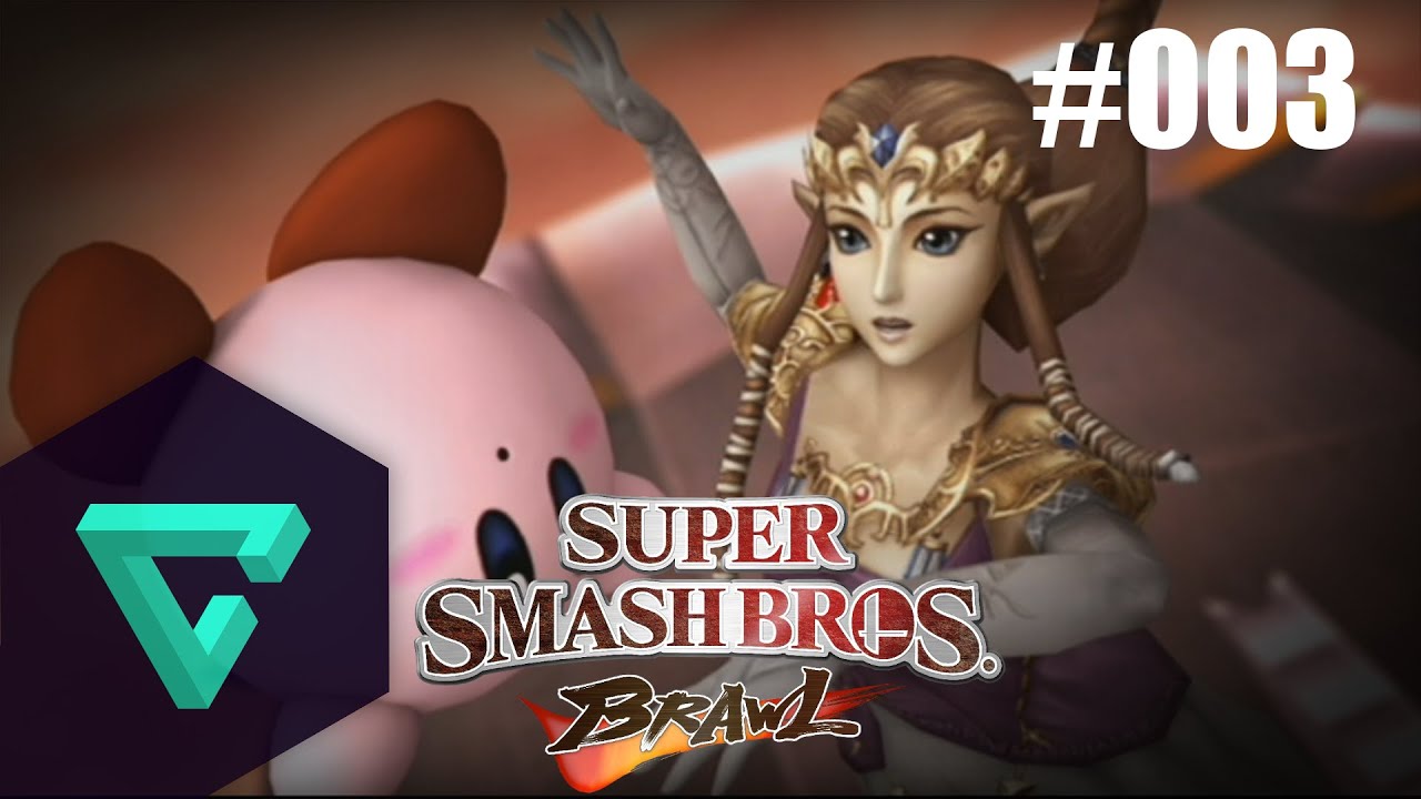 Super Smash Bros. Brawl - Let's Play #003 - Zelda touched Kirby! - YouTube