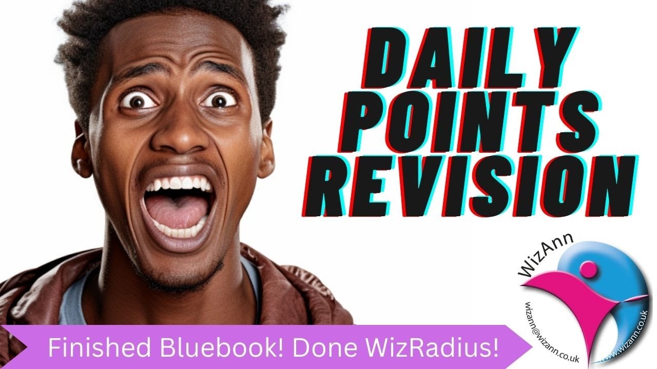 Daily Points Revision, Here's the routine - YouTube