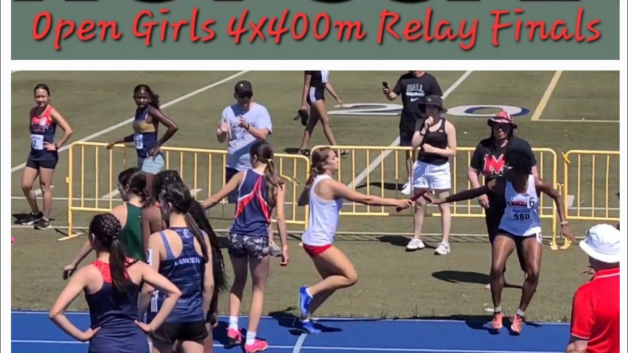 Open Girls 4x400m Relay Finals | ROPSSAA Track and Field | May 24th ...
