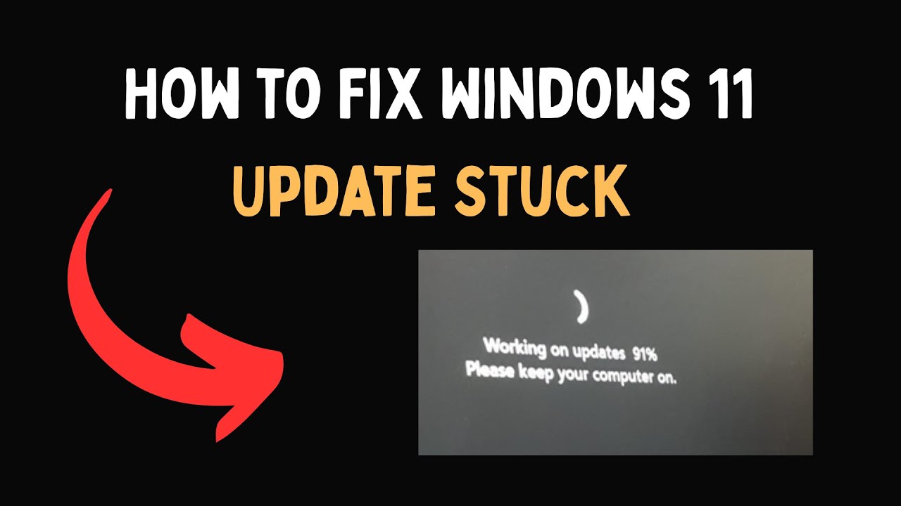 How to Fix Windows 11 Update Stuck - YouTube