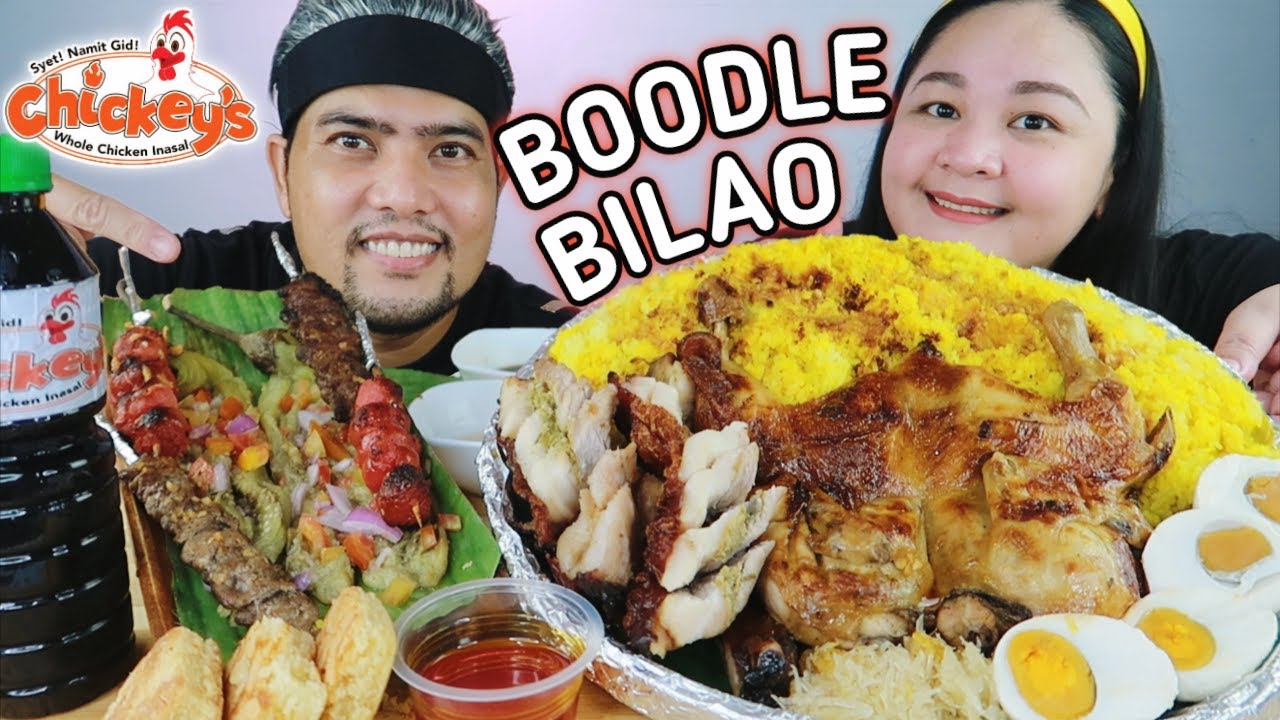 BOODLE FIGHT SA BILAO MUKBANG | CHICKEY'S WHOLE CHICKEN INASAL ...