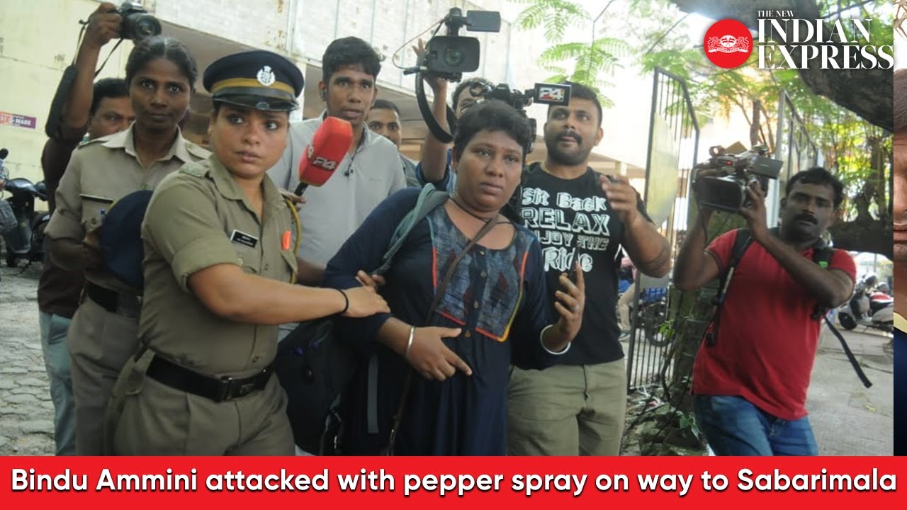 Bindu Ammini attacked with pepper spray on way to Sabarimala with ...