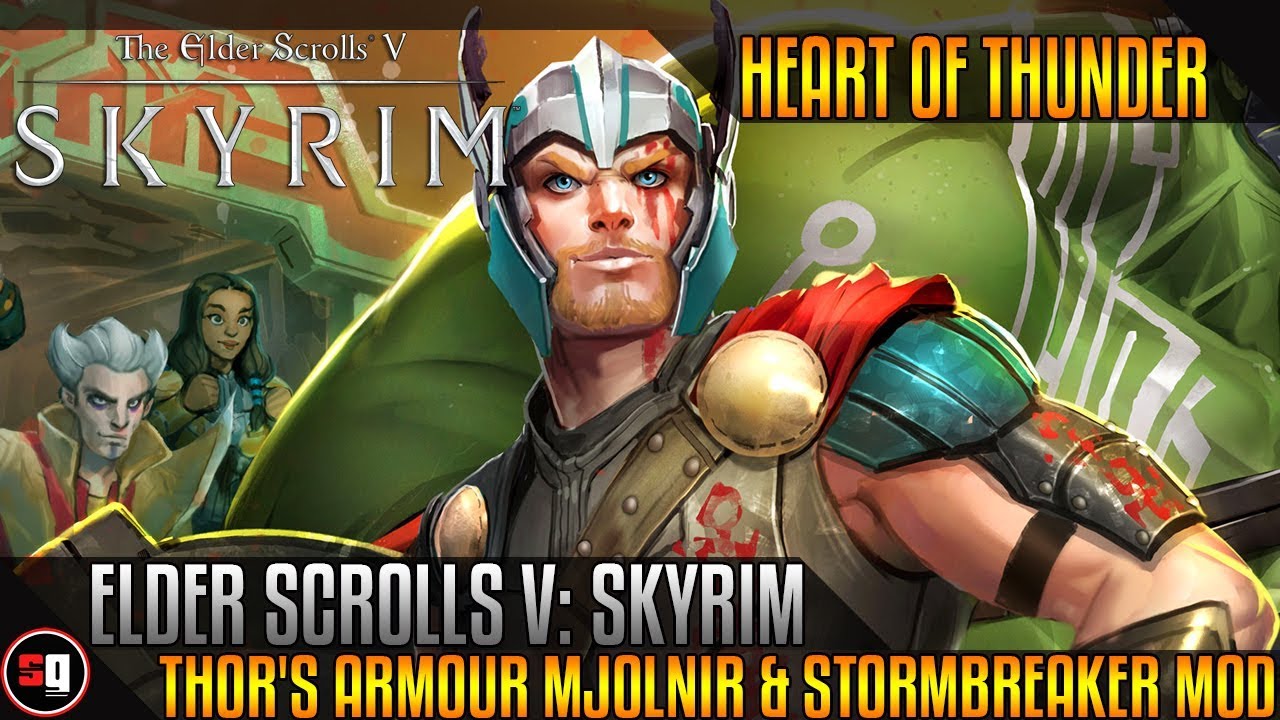 Skyrim - Heart of Thunder - Ragnarok Edition - Thor's Armour Mjolnir ...