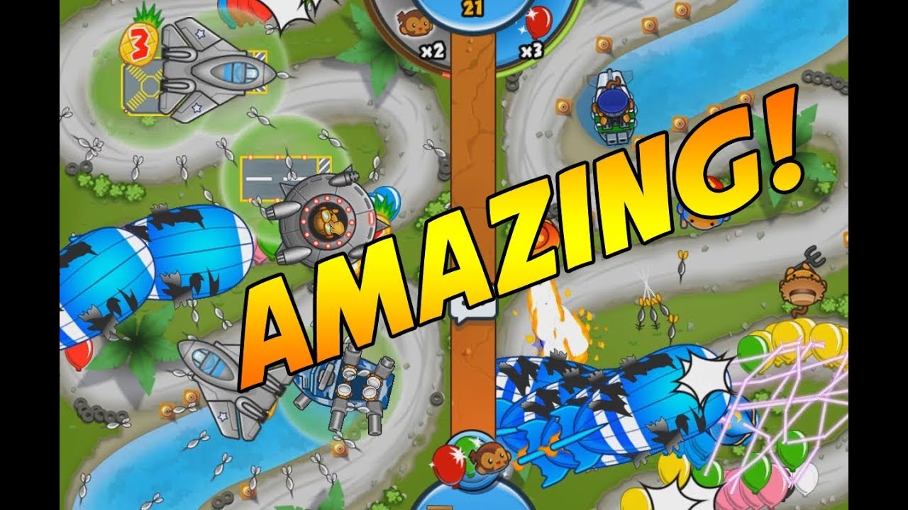SUPER POWERED FLYING DUO - Bloons TD Battles - YouTube